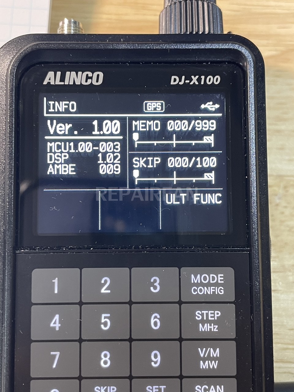 アルインコ DJ-X100 受信改造 & 分解 – REPAIRFAN